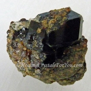 Black Andradite Garnet Meaning & Uses: Grounding & Psychic Protection