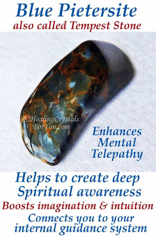 Pietersite Meaning & Use: Creates Deep Spiritual Awareness