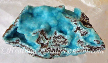 Blue Hemimorphite Meaning & Uses: Aid Mediumship Enhance Communication