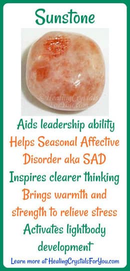 Sunstone Helps SAD Disorder & Awakens Cosmic Consciousness